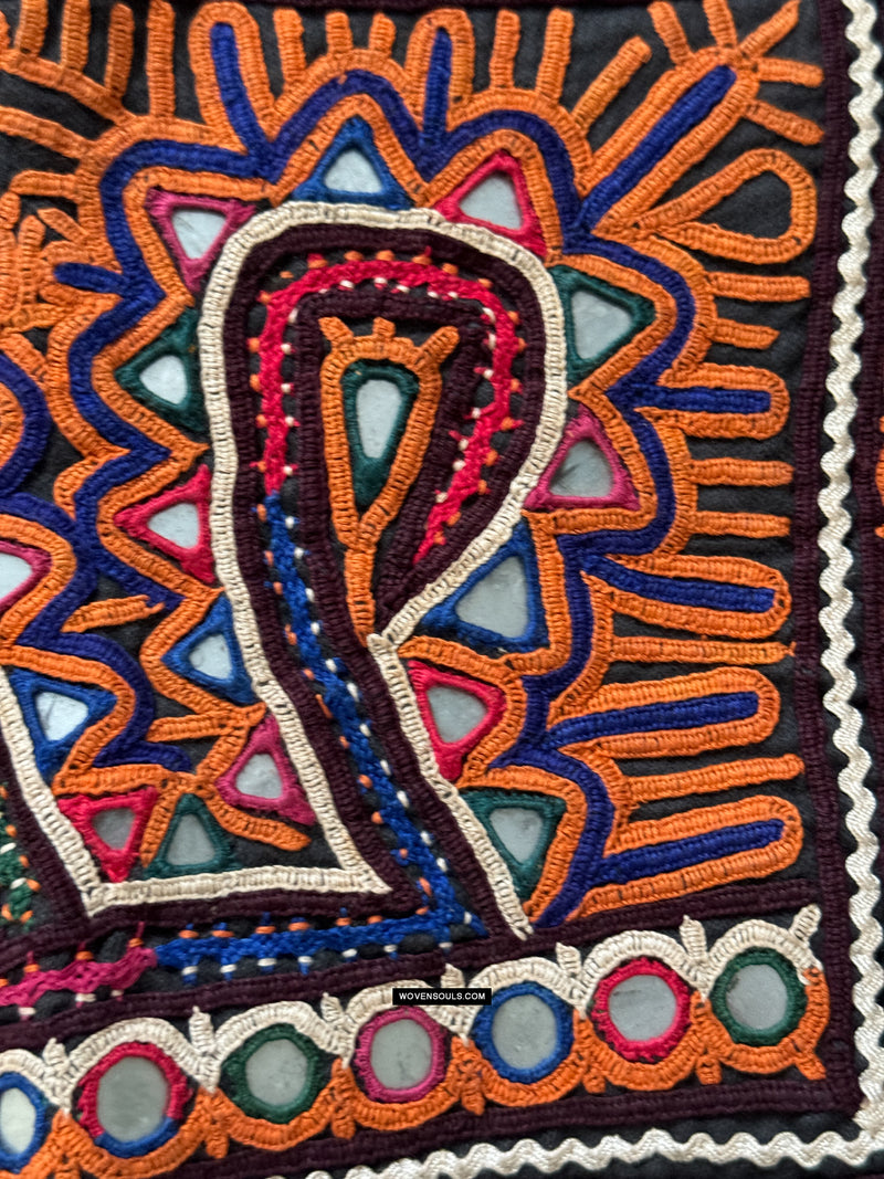 984 Long Vintage Rabari Embroidery Toran Door Decor Textile Art from ...