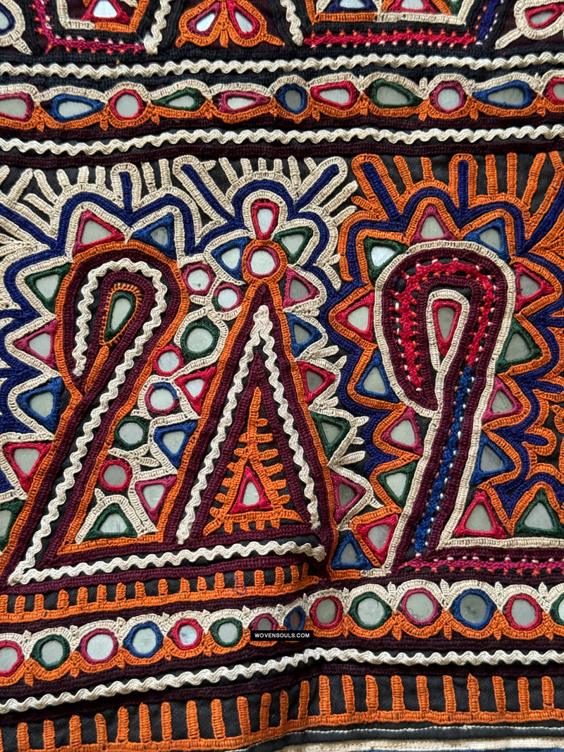 984 Long Vintage Rabari Embroidery Toran Door Decor Textile Art from ...