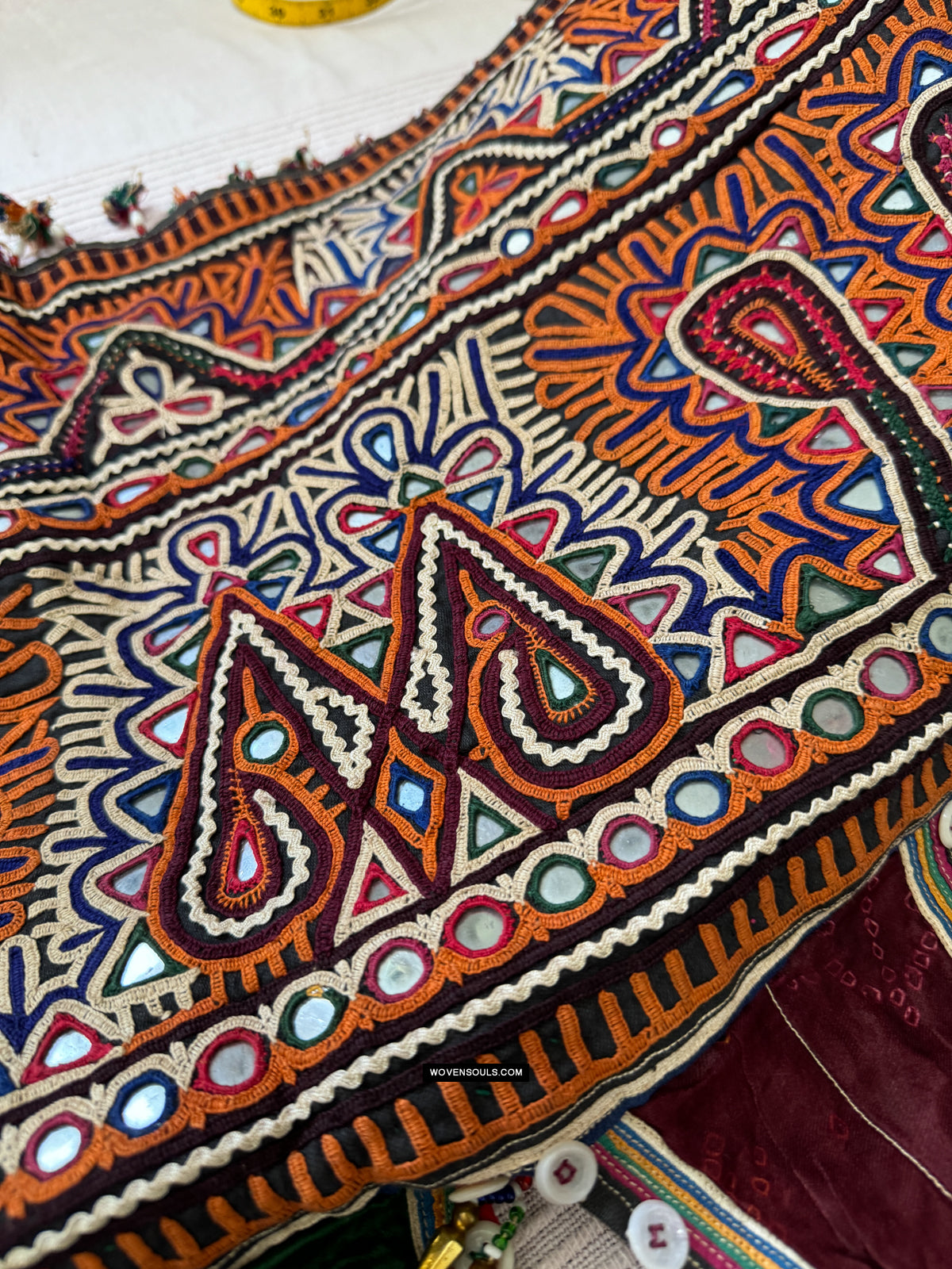 984 Long Vintage Rabari Embroidery Toran Door Decor Textile Art from ...