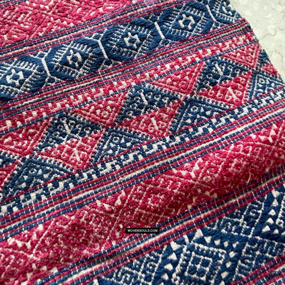 1783 Antique Museum Quality Bhutan Handwoven Sash – WOVENSOULS Antique ...