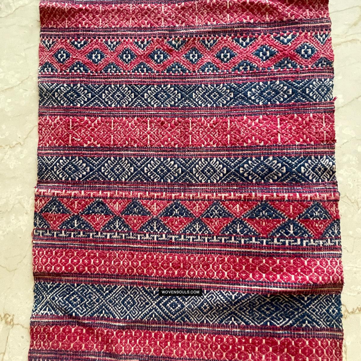 1783 Antique Museum Quality Bhutan Handwoven Sash – WOVENSOULS Antique ...