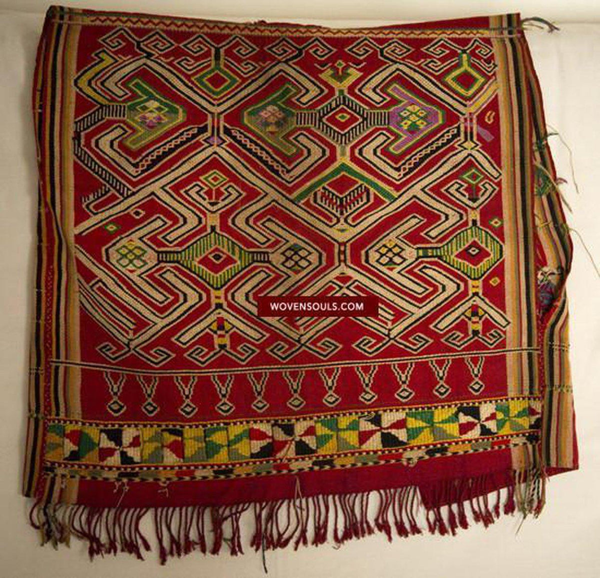 SOLD Antique Dayak Sungkit Weaving Jacket - WOVENSOULS Antique Textiles ...