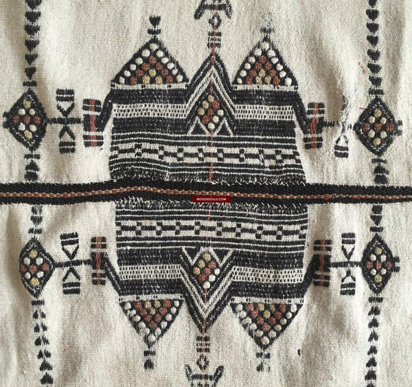 1014 SOLD Vintage Fulani Woven Blanket Textile - WOVENSOULS Antique ...