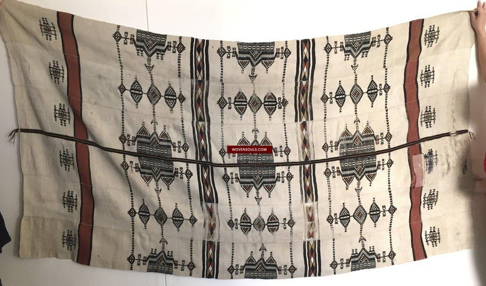 Vintage Fulani Woven Blanket Textile - African – WOVENSOULS Antique ...