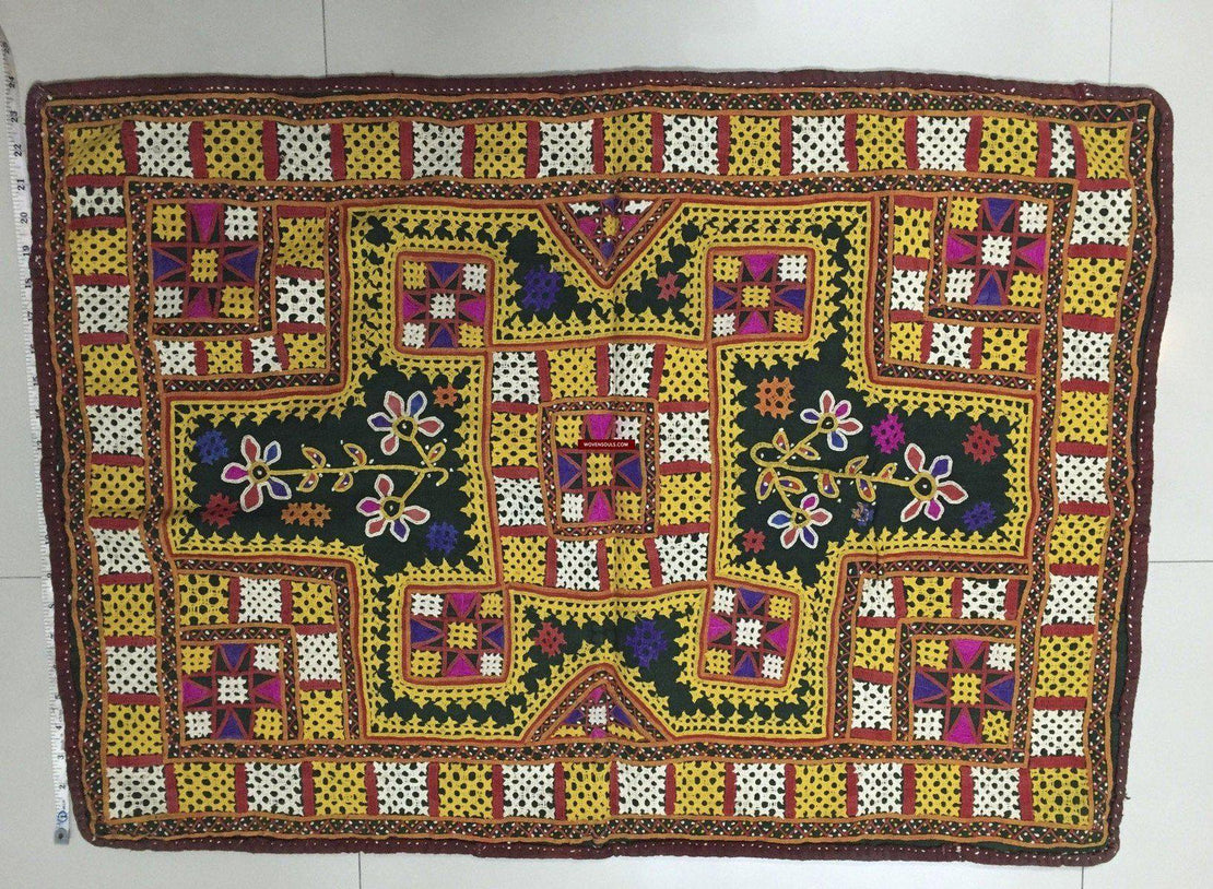 Vintage Textile Cradle Cloth - Masterpiece Embroidery – WOVENSOULS ...