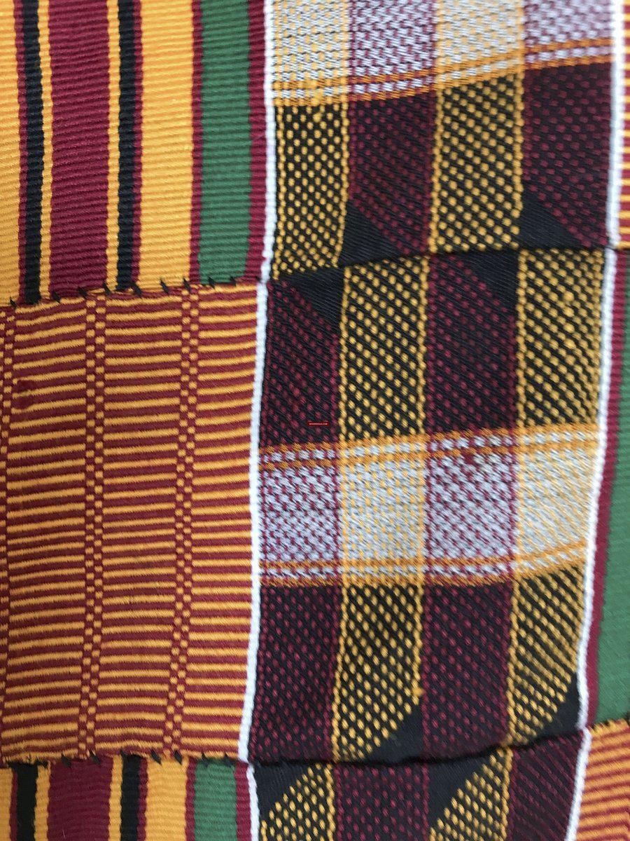 1034 Old Kente Cloth - African Textile - WOVENSOULS Antique Textiles ...