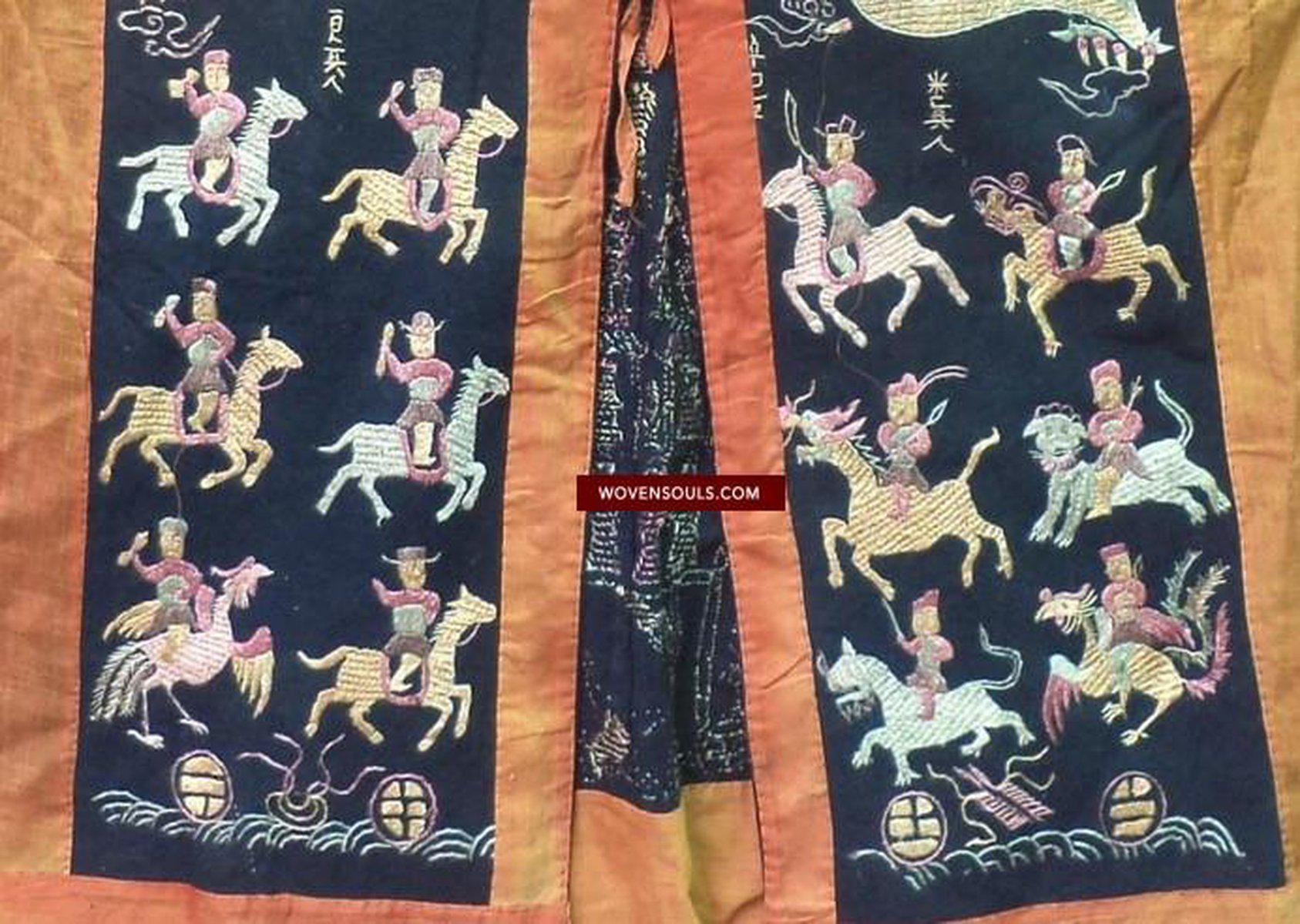 1058 Antique Yao Shaman Dragon Robe - Antique Art – WOVENSOULS Antique ...