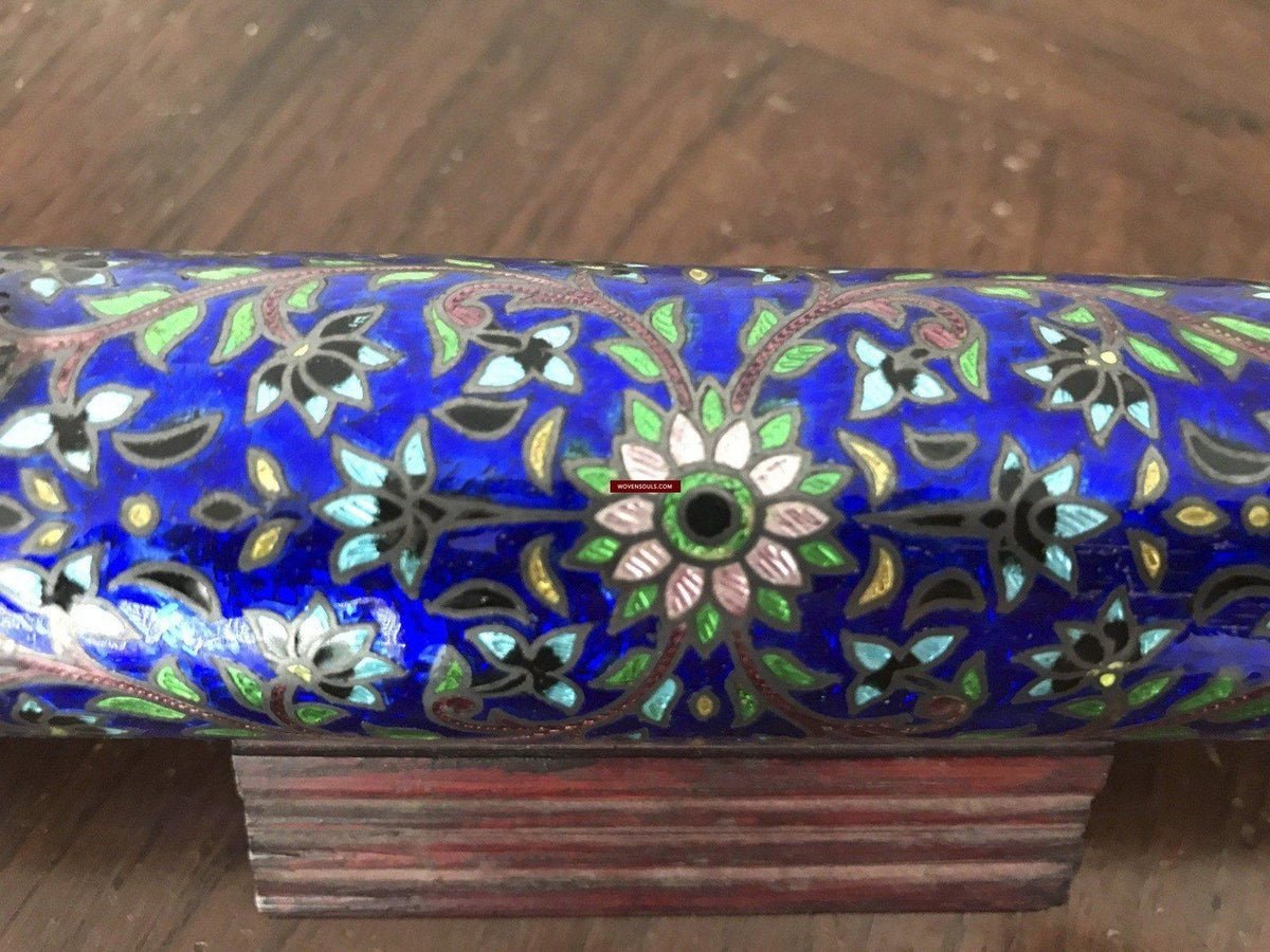 1087 SOLD Old Decorated Silver Letter Scroll Holder - WOVENSOULS ...