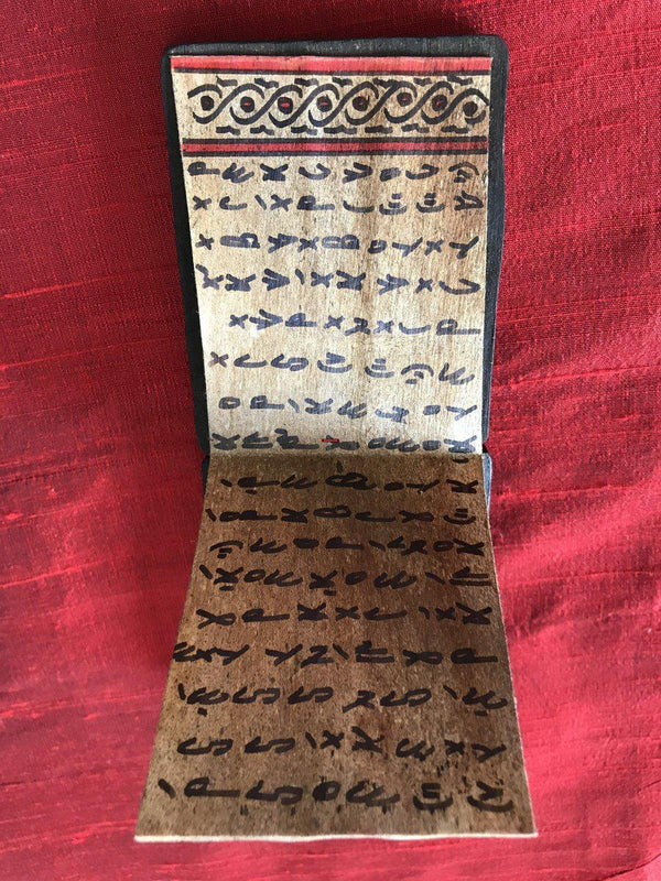 1092 SOLD Old Batak Shaman Pustaha Manuscript with - WOVENSOULS Antique ...