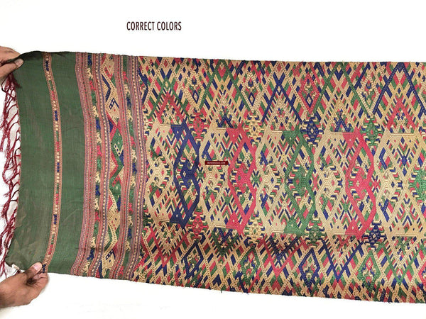 1094 Superfine Silk Ceremonial WeavingTextile Art - WOVENSOULS Antique ...