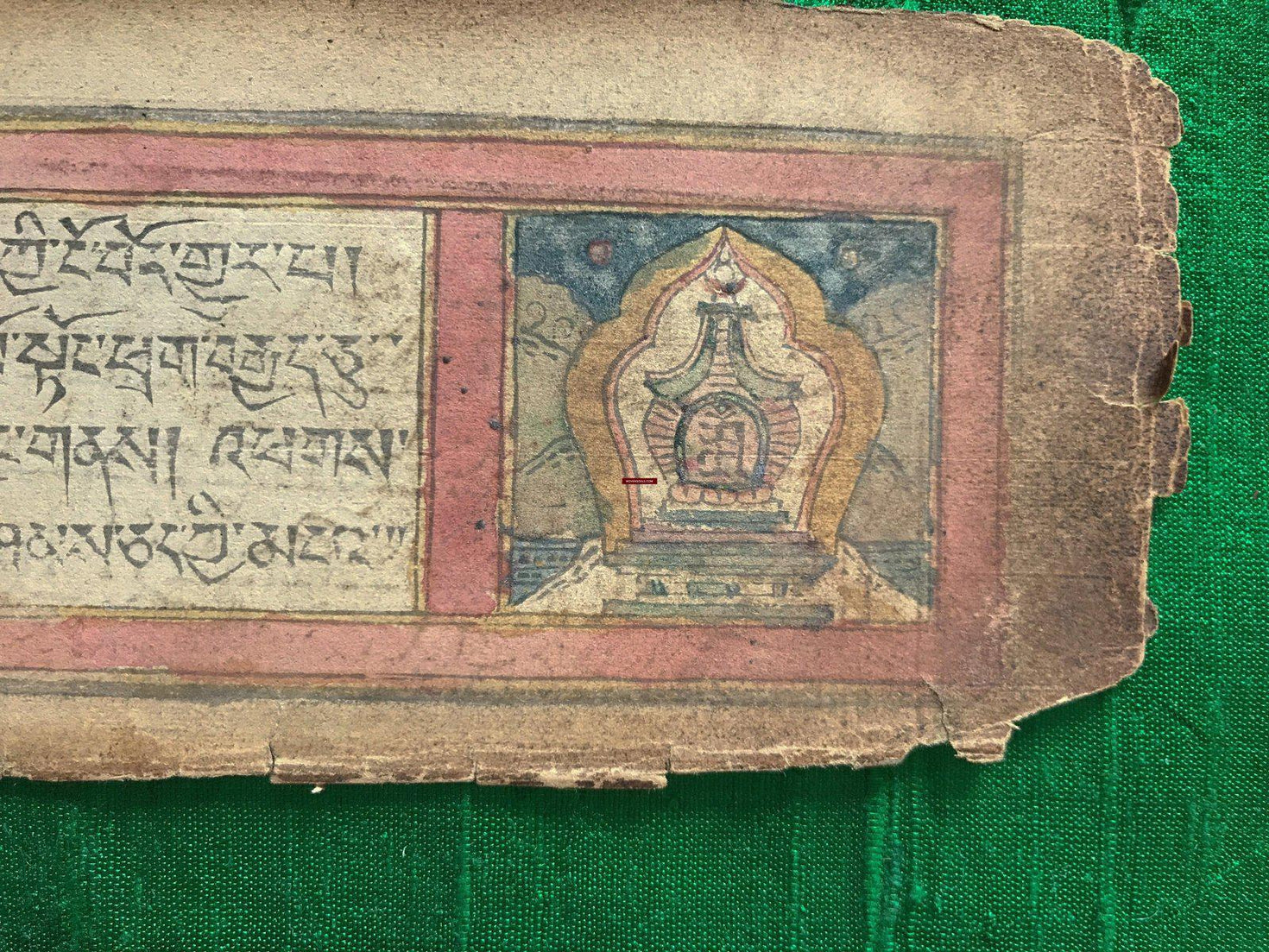 1116 Antique Tibetan Wood Block Printed Manuscript – WOVENSOULS Antique ...