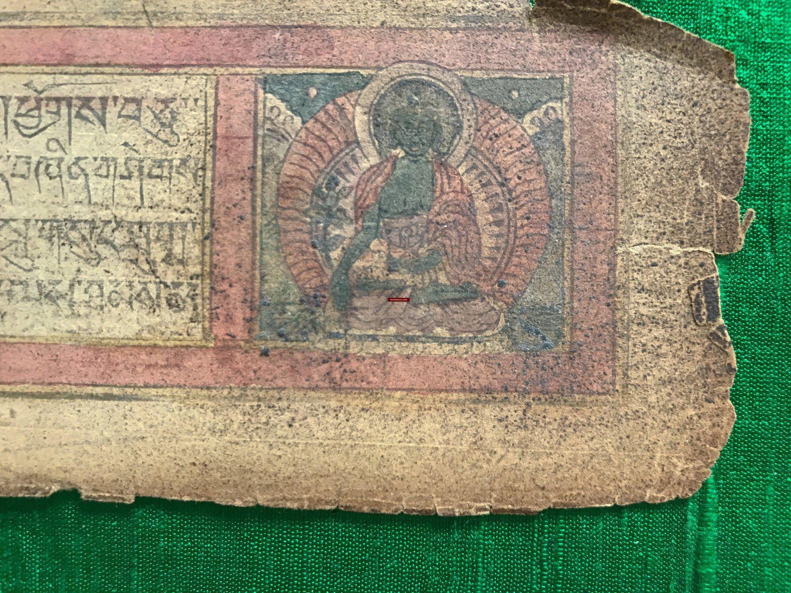 1116 Antique Tibetan Wood Block Printed Manuscript – WOVENSOULS Antique ...