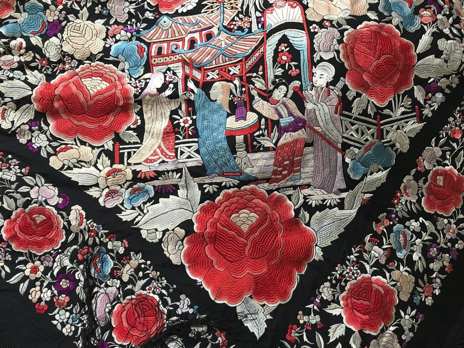 1156 Antique Manila Manton - WOVENSOULS Antique Textiles & Art Gallery