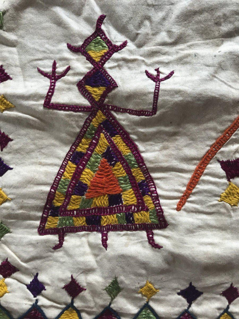 1200 Vintage Kutch Embroidery Home Decor from Gujarat - Antique Art ...
