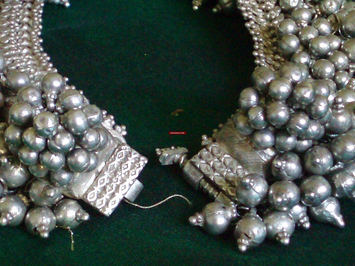 1203 One Silver Anklet Payal Indian Jewelry - WOVENSOULS Antique ...