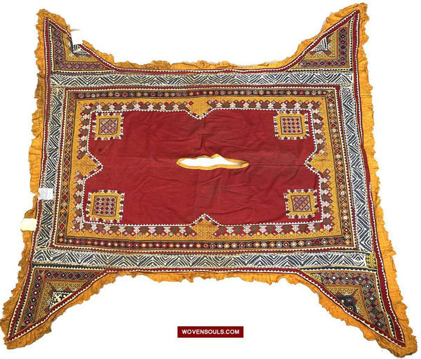 1216 Vintage Ceremonial Camel Cover Textile - WOVENSOULS Antique ...