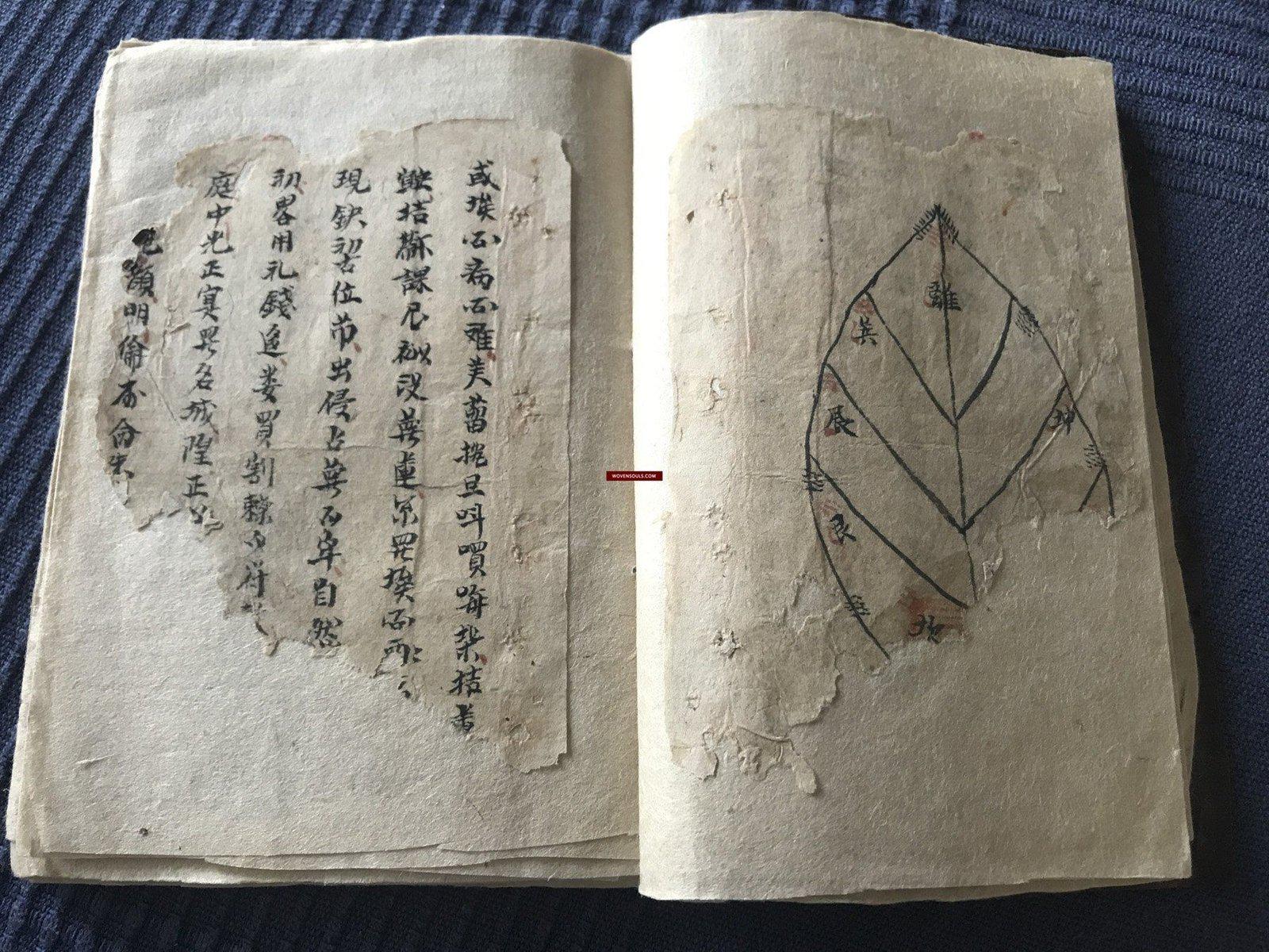 1295 SOLD Antique Yao Shaman Ritual Manuscript with Illustrations ...