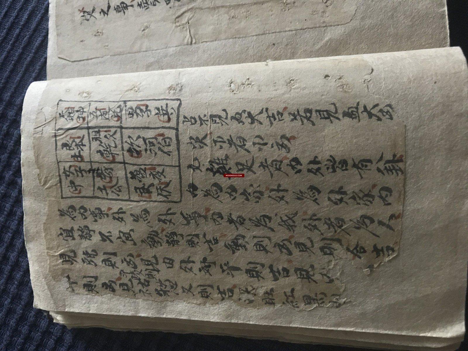 1295 SOLD Antique Yao Shaman Ritual Manuscript with Illustrations ...