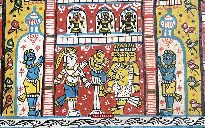 134 Old Traditional Jagannath Puri Orissa Painting Indian Art ...