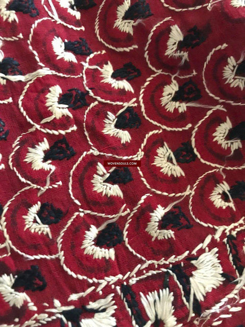1364 Superb Antique Sindh Odhana Abochani Wedding – WOVENSOULS Antique ...