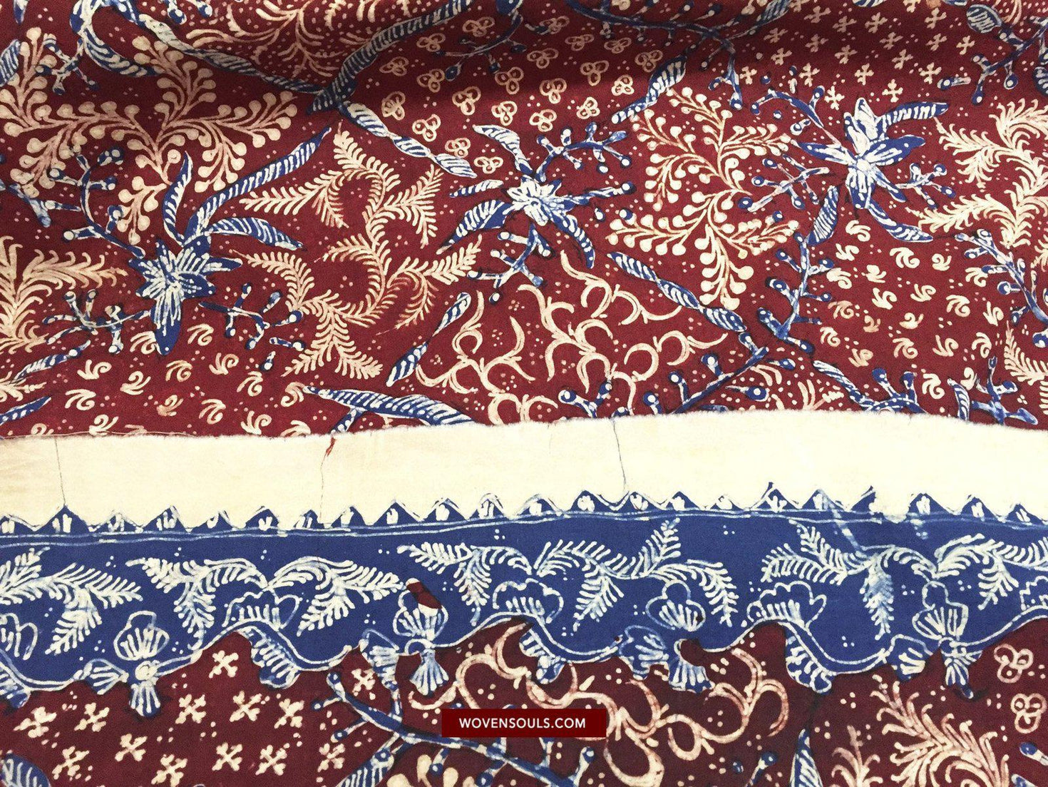 1377 Java Batik Tulis Textile Art Shawl - Antique Art – WOVENSOULS ...