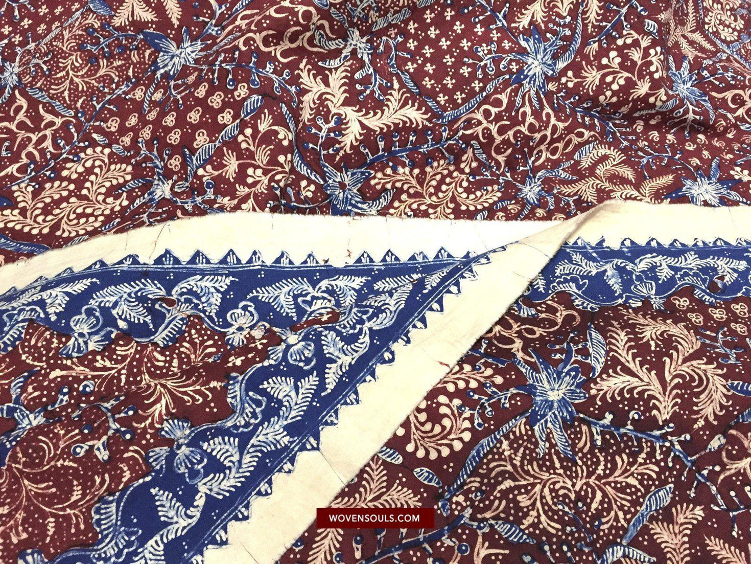 1377 Java Batik Tulis Textile Art Shawl - Antique Art – WOVENSOULS ...