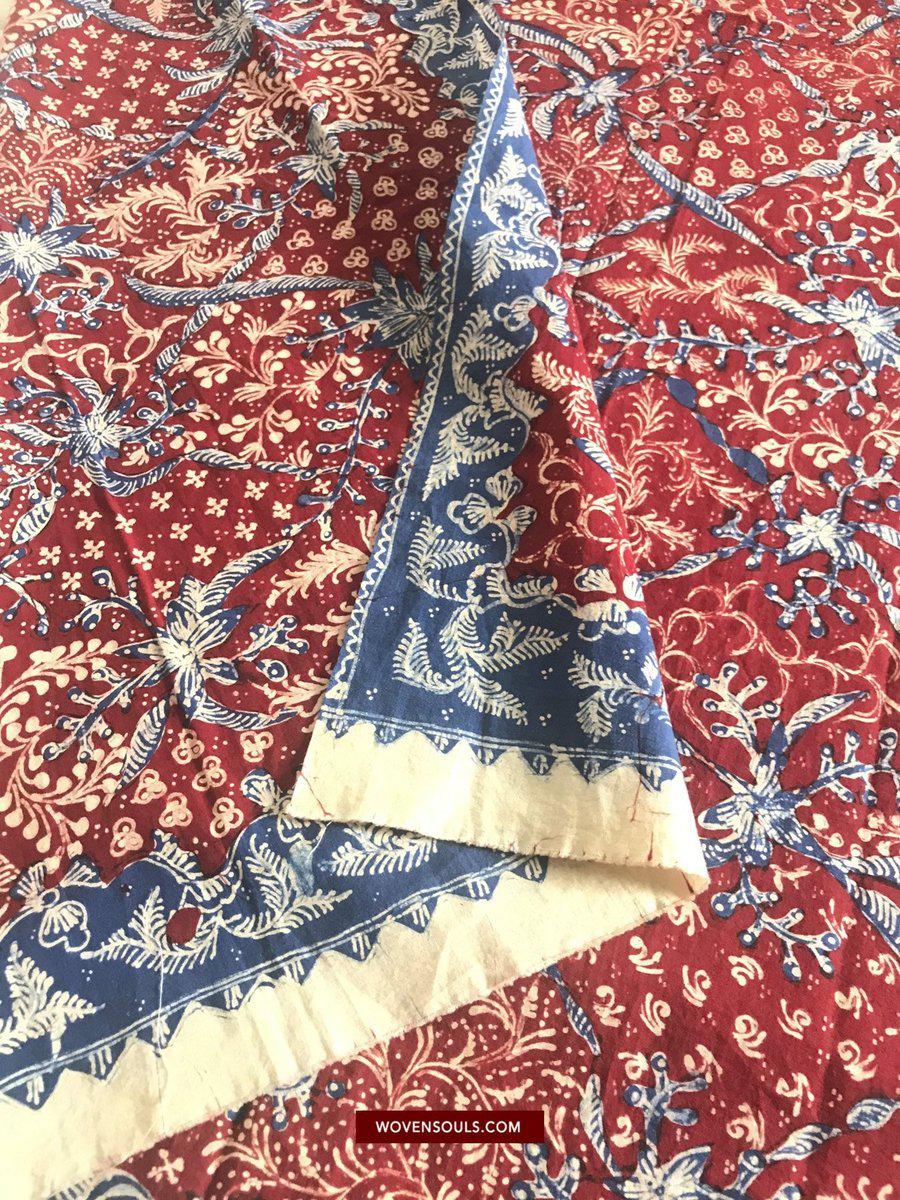 1377 Java Batik Tulis Textile Art Shawl - Antique Art – WOVENSOULS ...