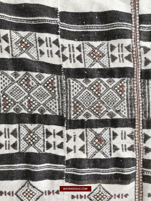 1396 Antique Fulani Shawl Blanket - WOVENSOULS Antique Textiles & Art ...