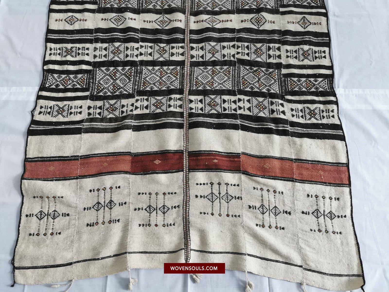 1396 Antique Fulani Shawl Blanket - WOVENSOULS Antique Textiles & Art ...