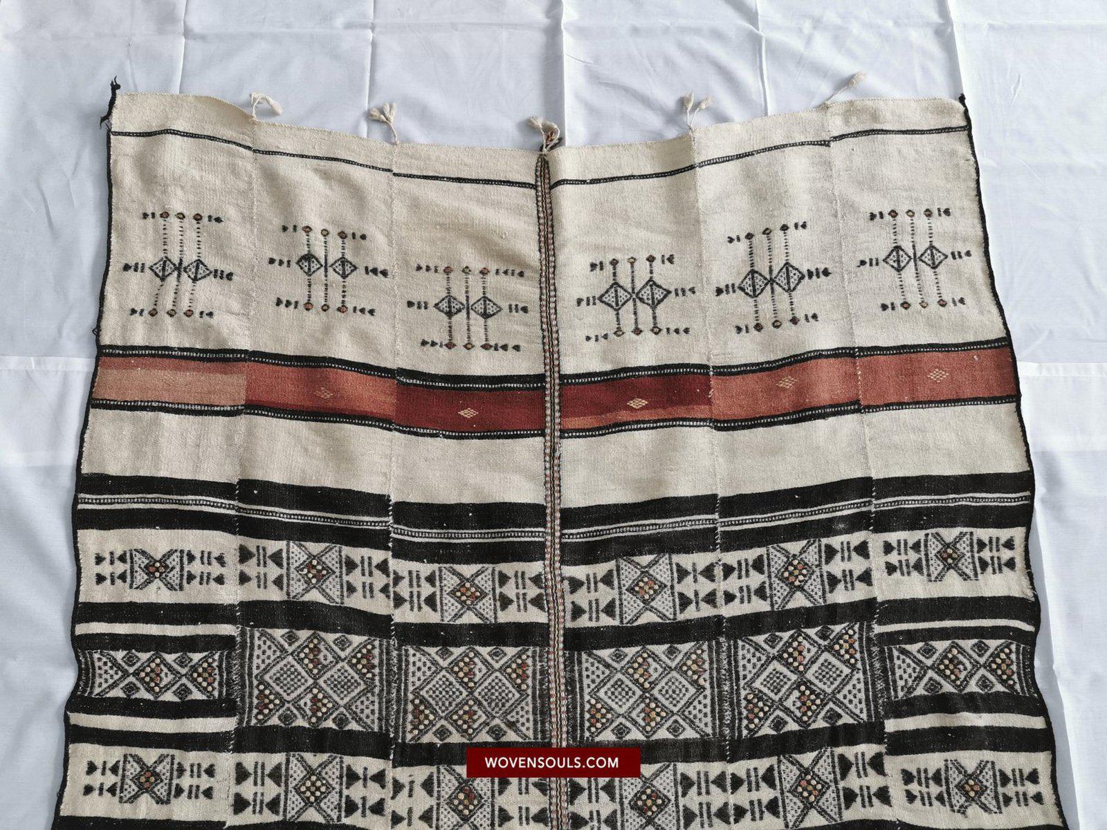 1396 Antique Fulani Shawl Blanket - WOVENSOULS Antique Textiles & Art ...