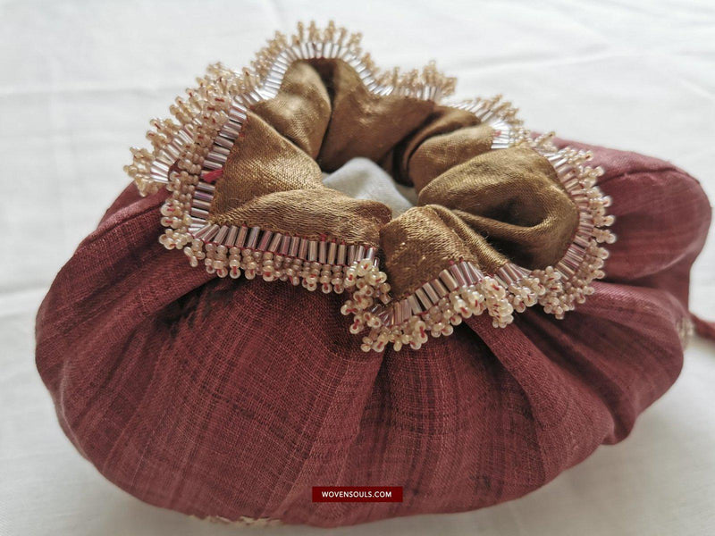 1398 Vintage Beaded Batua Pouch for Jewelry - Gujarat - Antique Art ...