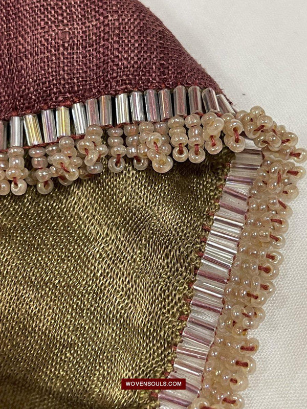 1398 Vintage Beaded Batua Pouch for Jewelry - Gujarat - Antique Art ...