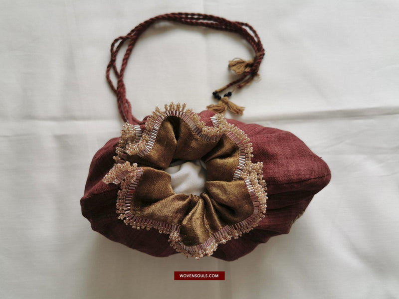1398 Vintage Beaded Batua Pouch for Jewelry - Gujarat - Antique Art ...