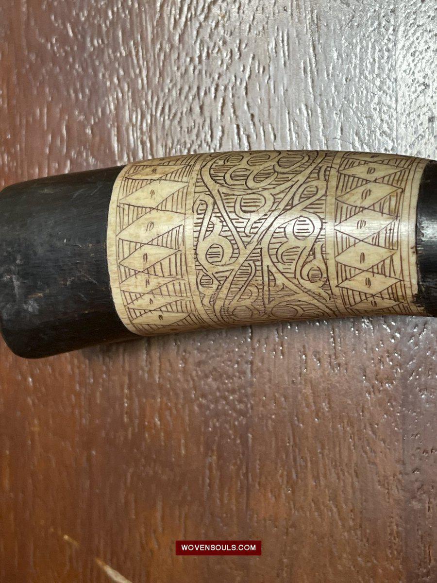 1427 Rare Unusual Batak Calendar Walking Stick - WOVENSOULS Antique ...
