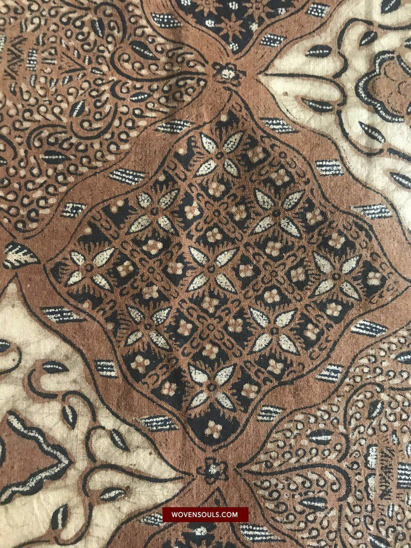 1431 Javanese Batik Kombinasi Sarong Textile - WOVENSOULS Antique ...