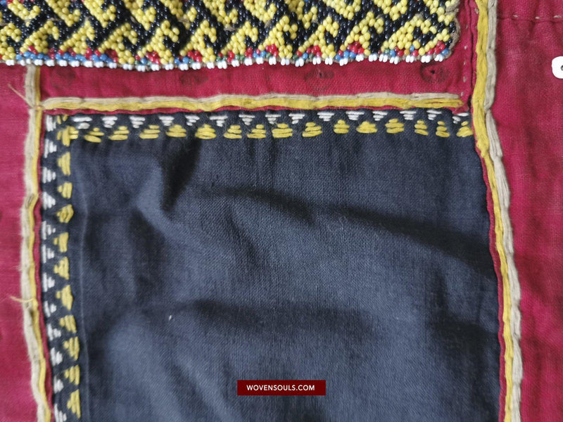 1440 Antique Iban Wedding Skirt Beaded Band Kain Lekok - WOVENSOULS ...