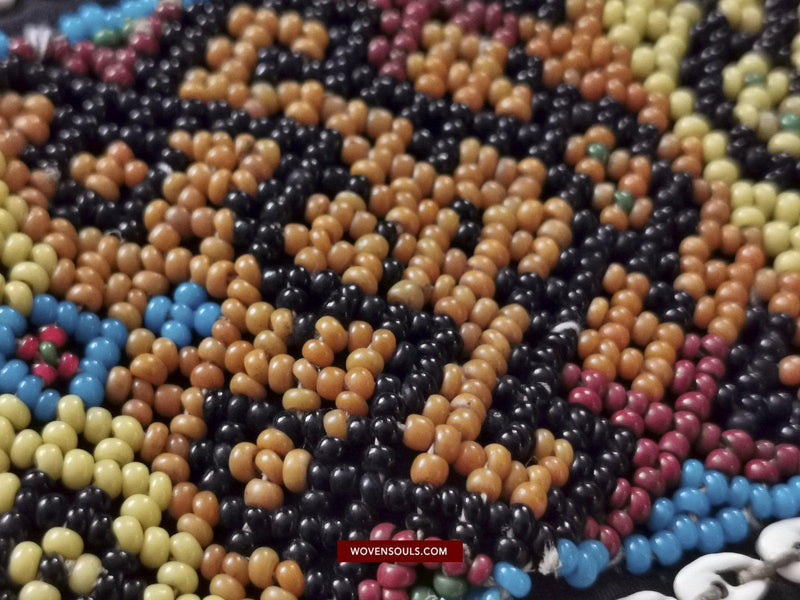 1440 Antique Iban Wedding Skirt Beaded Band Kain Lekok - WOVENSOULS ...