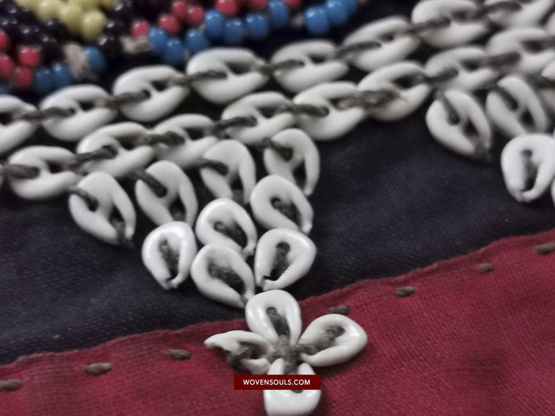 1440 Antique Iban Wedding Skirt Beaded Band Kain Lekok - WOVENSOULS ...
