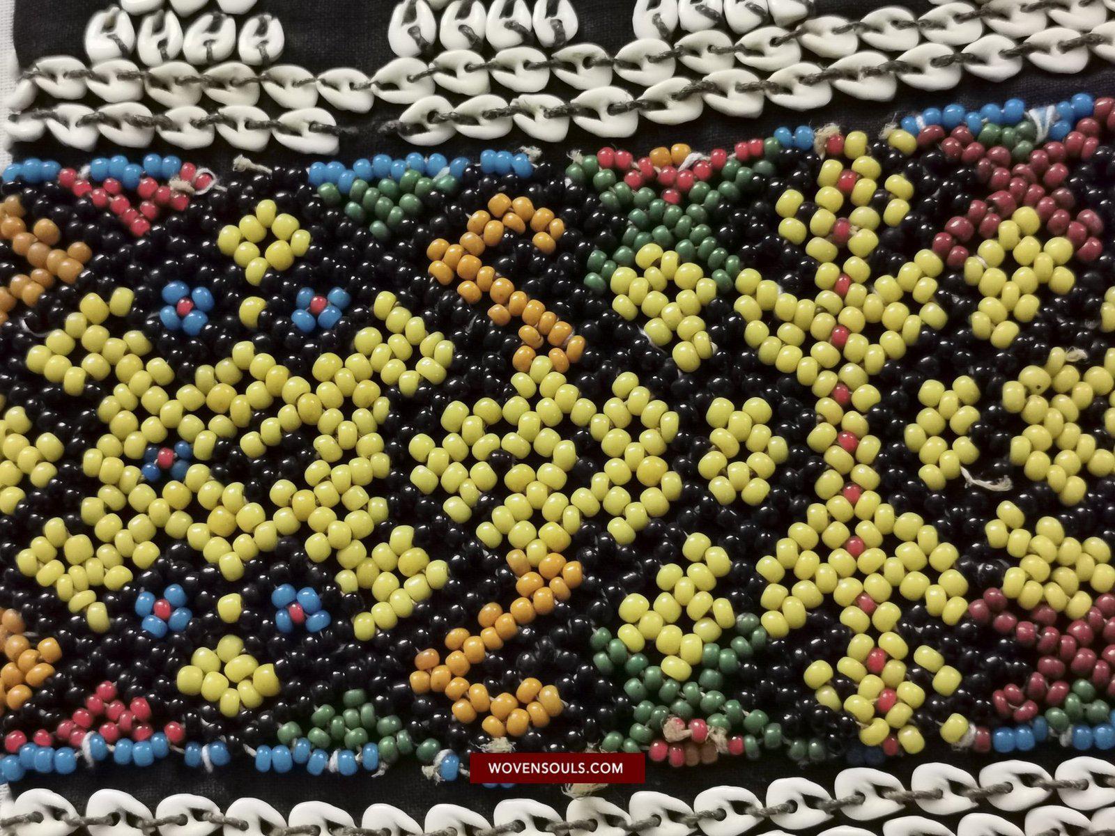 1440 Antique Iban Wedding Skirt Beaded Band Kain Lekok - WOVENSOULS ...