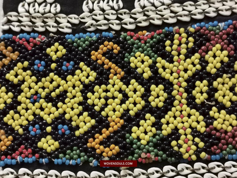 1440 Antique Iban Wedding Skirt Beaded Band Kain Lekok - WOVENSOULS ...
