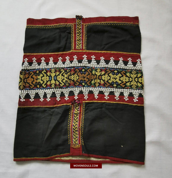 1440 Antique Iban Wedding Skirt Beaded Band Kain Lekok - WOVENSOULS ...