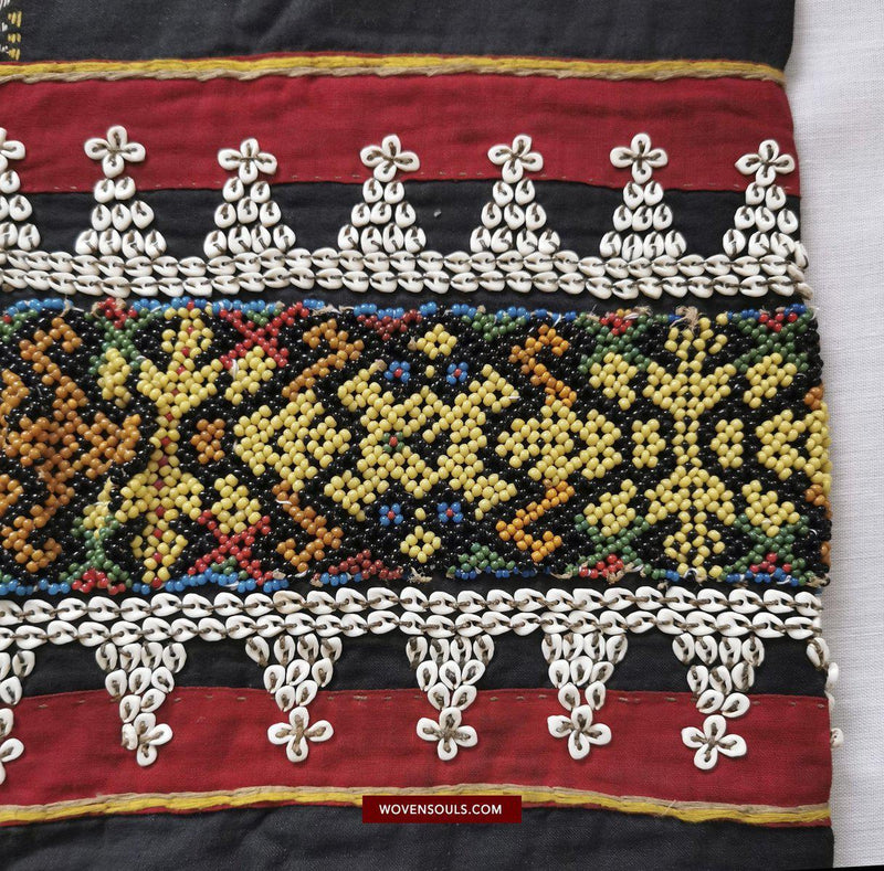 1440 Antique Iban Wedding Skirt Beaded Band Kain Lekok - WOVENSOULS ...