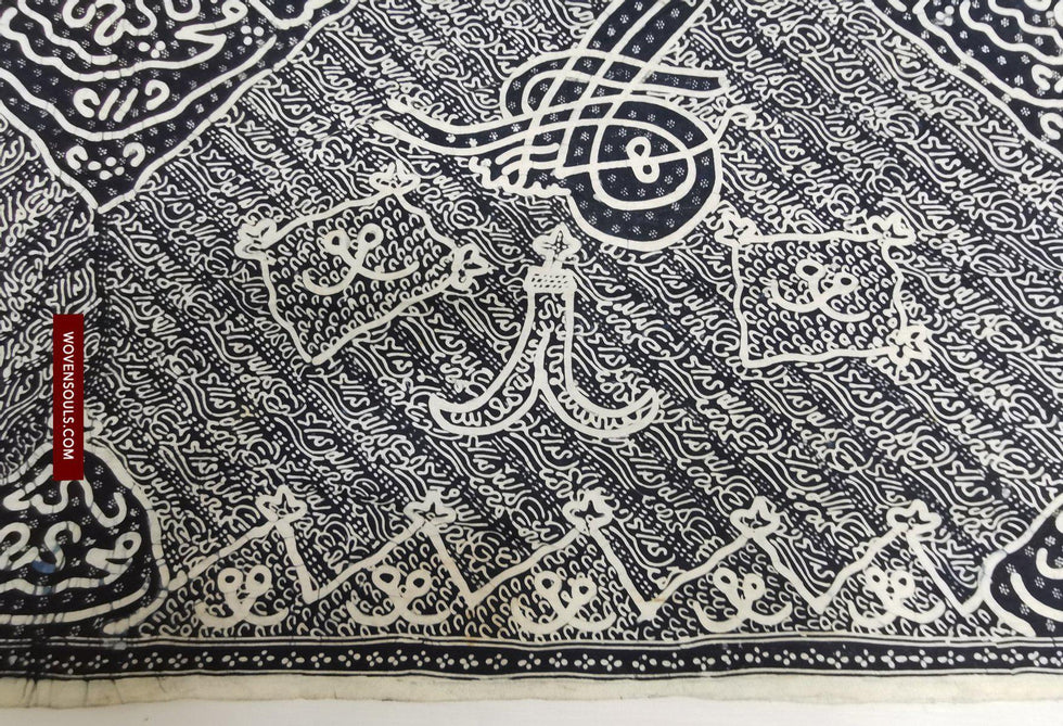 1443 Antique Calligraphy Jambi Batik Bertulis Hand – WOVENSOULS Antique ...