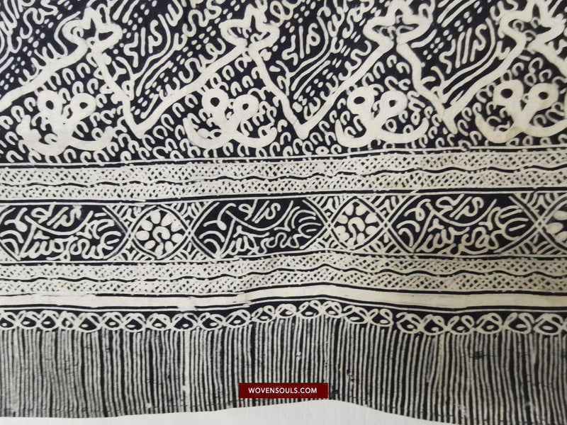 1443 Antique Calligraphy Jambi Batik Bertulis Hand Drawn Textile Kain ...