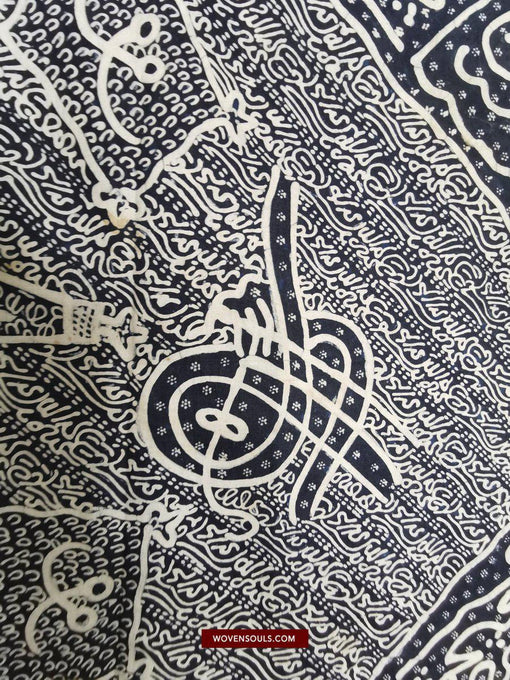 1443 Antique Calligraphy Jambi Batik Bertulis Hand – WOVENSOULS Antique ...