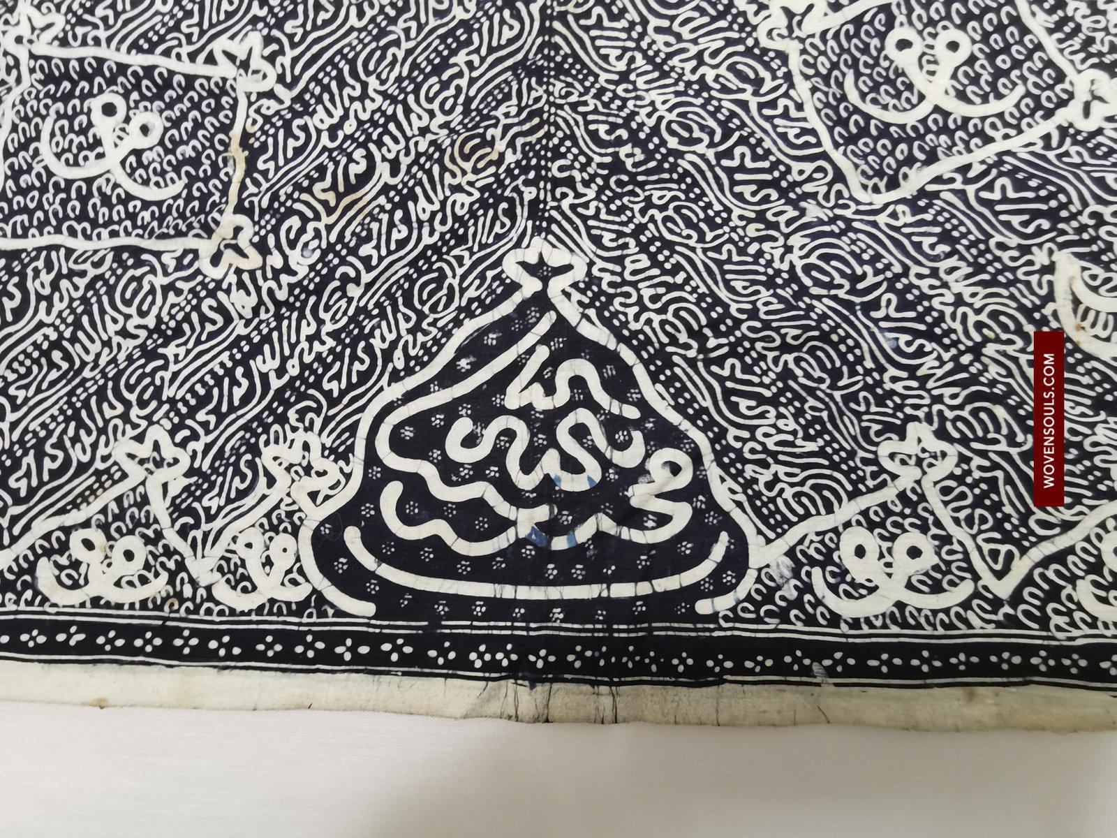 1443 Antique Calligraphy Jambi Batik Bertulis Hand Drawn Textile Kain ...