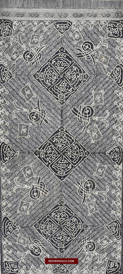 1443 Antique Calligraphy Jambi Batik Bertulis Hand – WOVENSOULS Antique ...