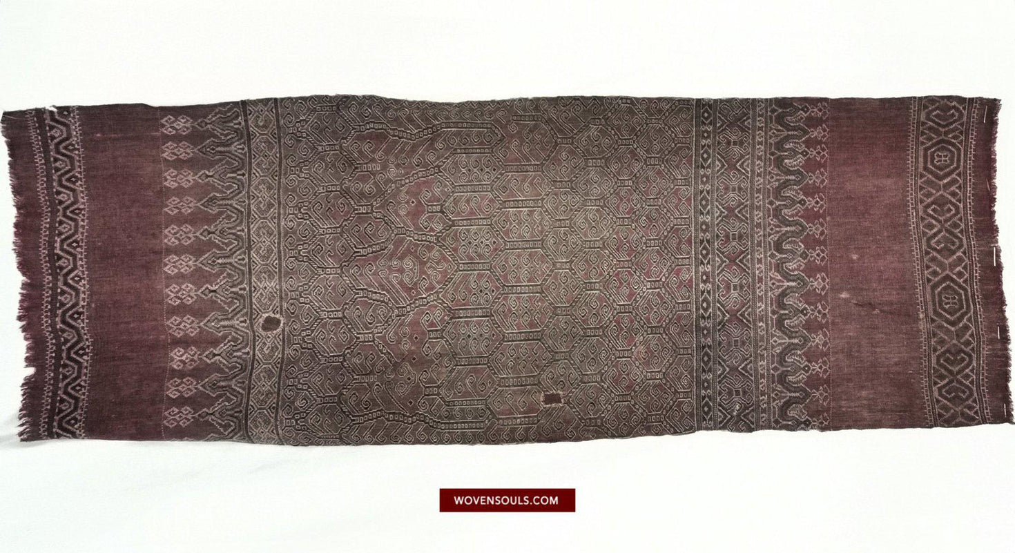 1445 Antique Iban Pua Kumbu Sungkit Singkit Woven – WOVENSOULS Antique ...