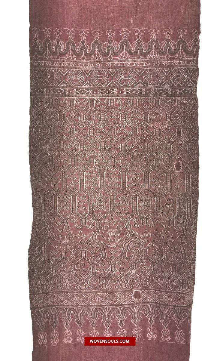 1445 Antique Iban Pua Sungkit Singkit Textile - WOVENSOULS Antique ...