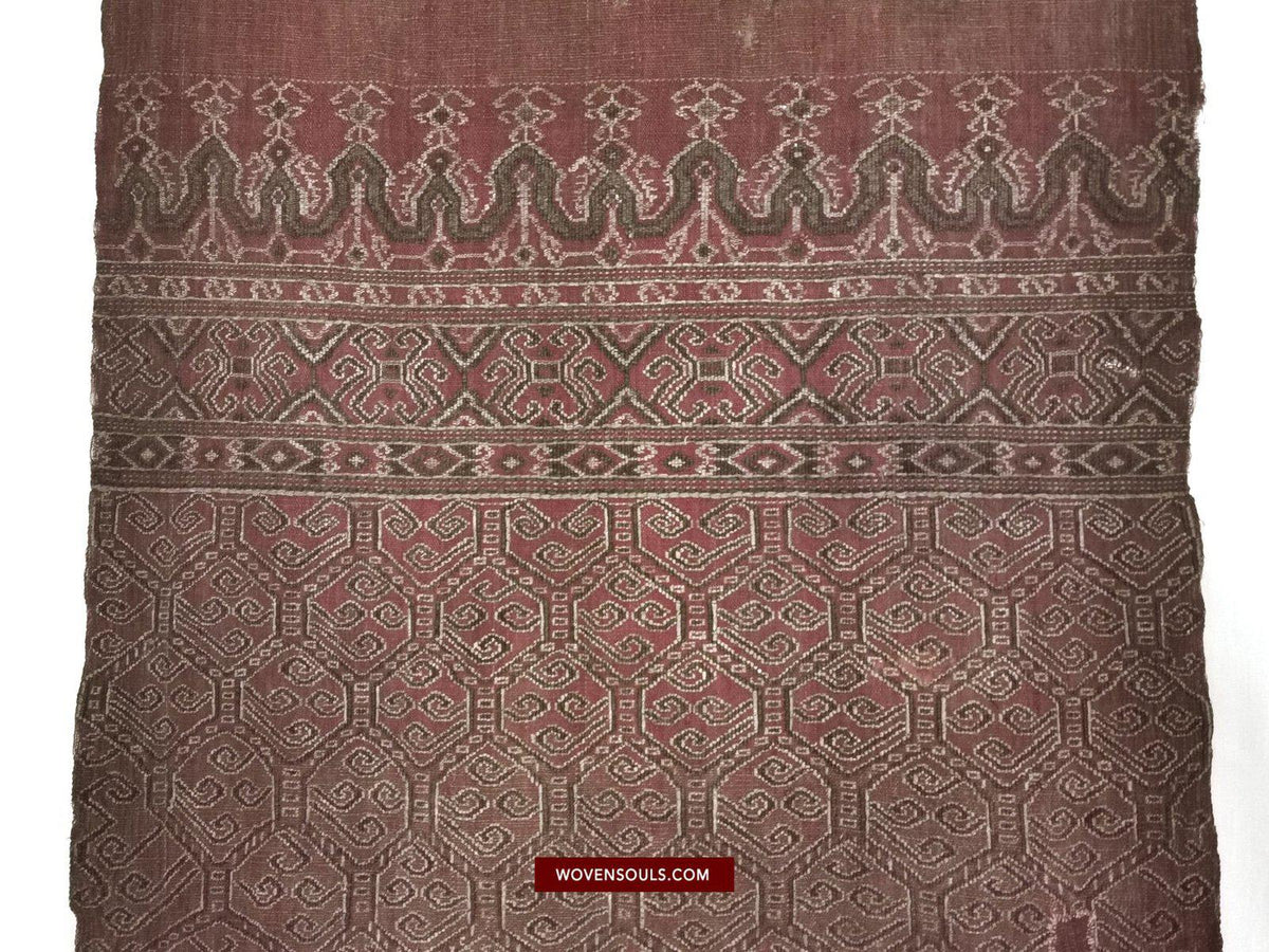 1445 Antique Iban Pua Kumbu Sungkit Singkit Woven – WOVENSOULS Antique ...